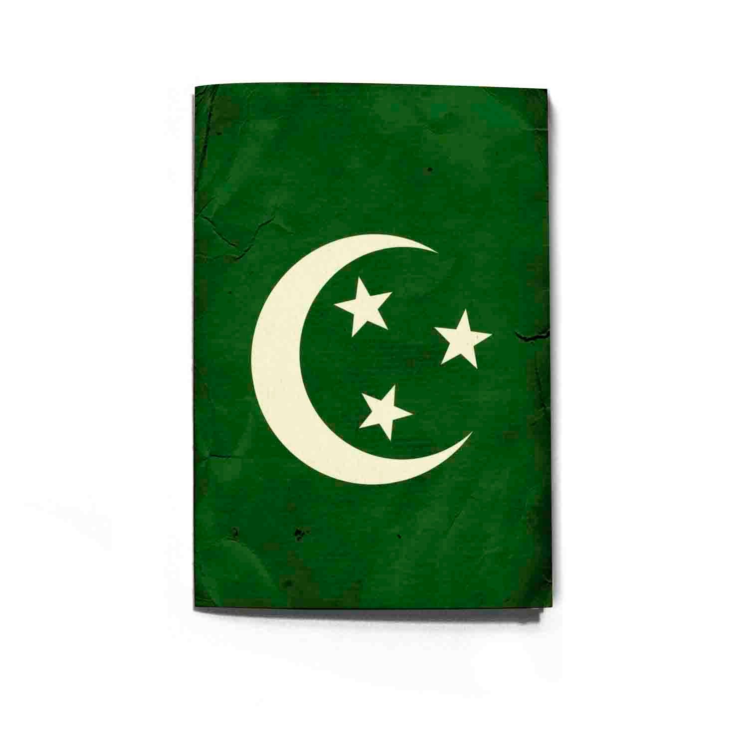 Notebook & sketchbook: for writing and drawing, Green Flag design - The ...