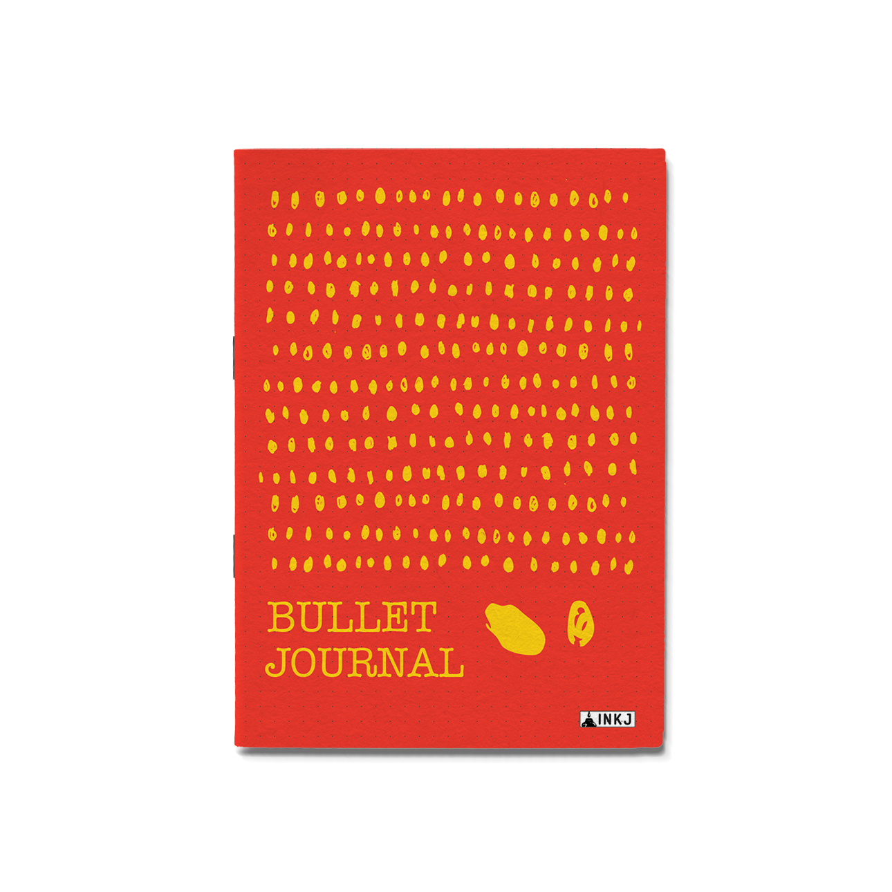 Dotted Notebook: For Journaling and Designing, bullet journal, red ...