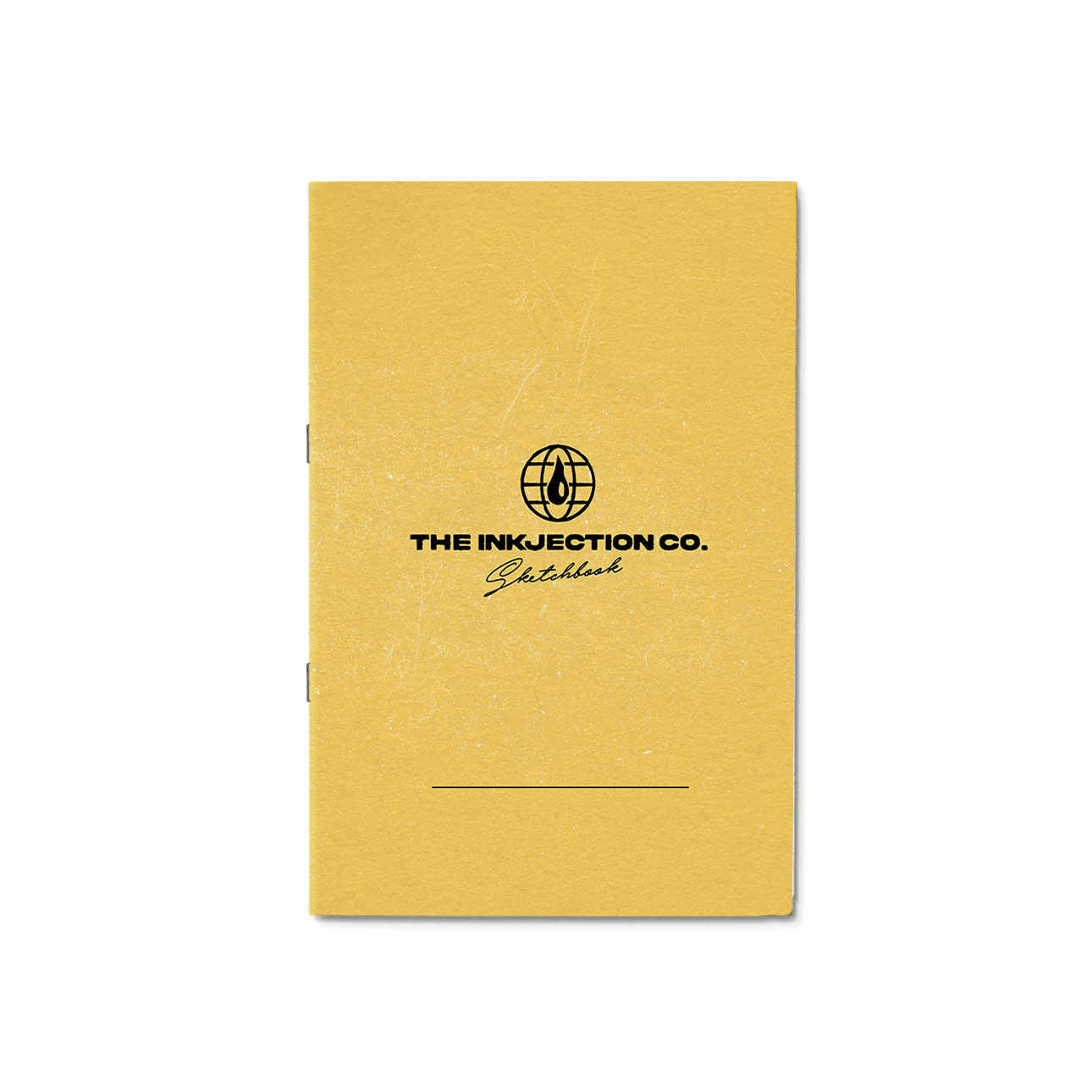 Notebook & sketchbook: for writing and drawing Yellow for "INKJ." Only - The Inkjection