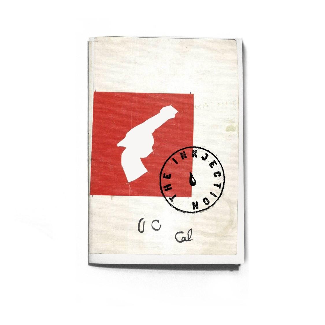 Notebook & sketchbook: for writing and drawing collage scan gun on grey ...